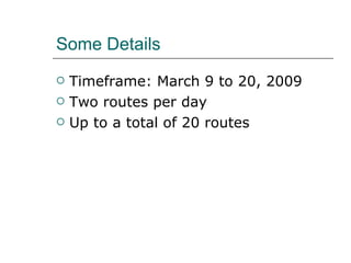 WMATA Bus Route Testing | PPT | Automotive