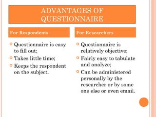Data collection & research instrument ppt | PPT