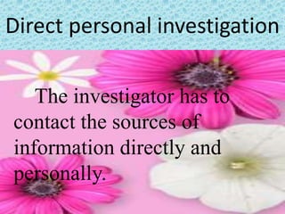 Data collection techniques | PPTX