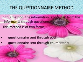 Data collection techniques | PPTX