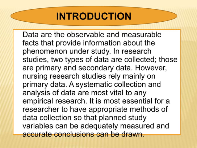 Data collection tools and techniques | PPTX | Science