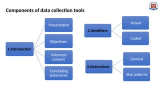 Designing data collection tools by dr Karan | PPTX