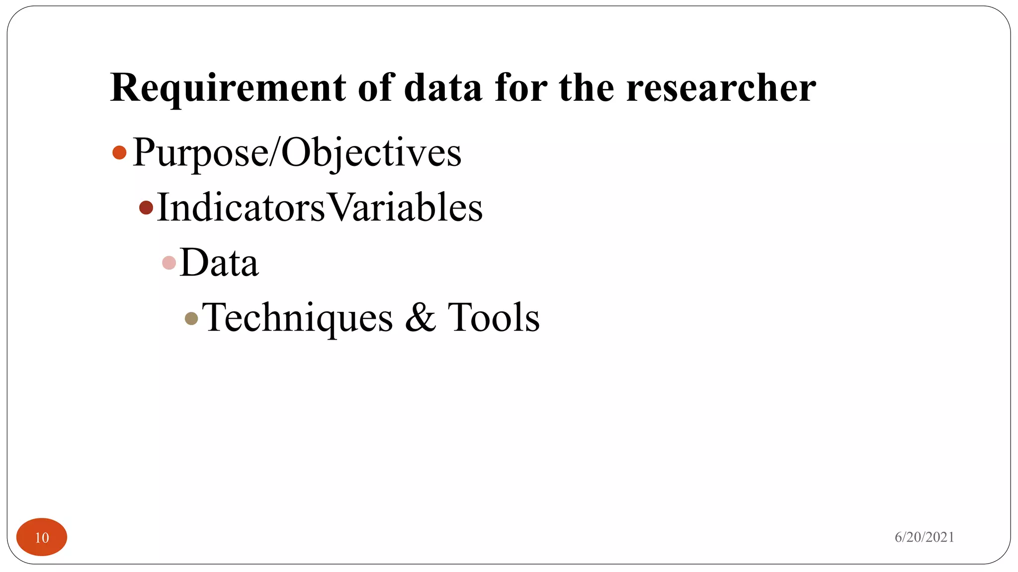 Data collection tools and technique | PPTX