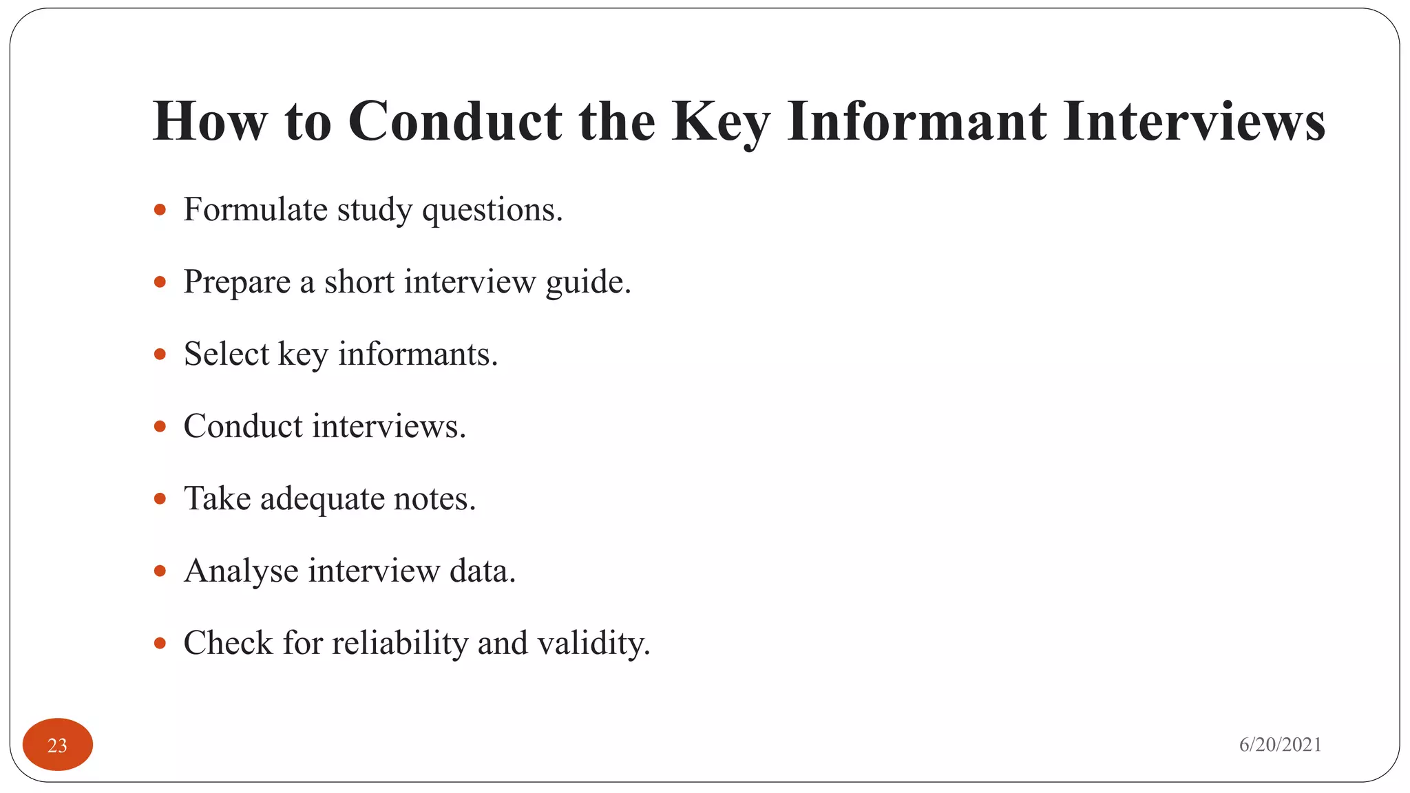 Data collection tools and technique | PPTX
