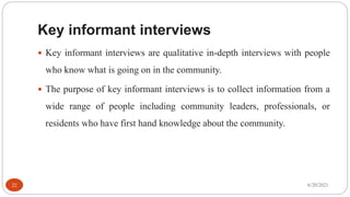Data collection tools and technique | PPTX