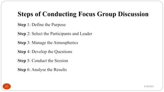 Data collection tools and technique | PPTX