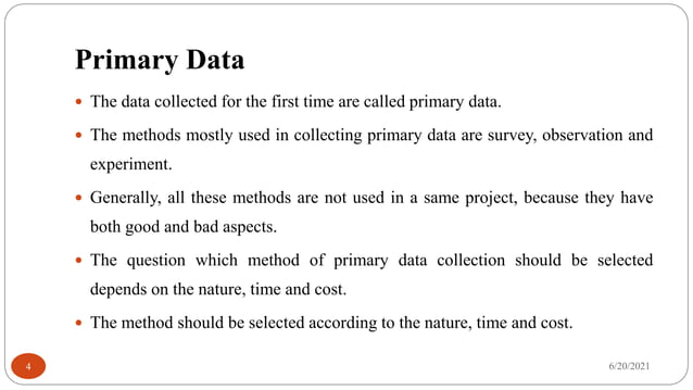 Data collection tools and technique | PPTX