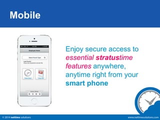 5 Ways to Collect Time and Attendance Data with stratustime | PPTX