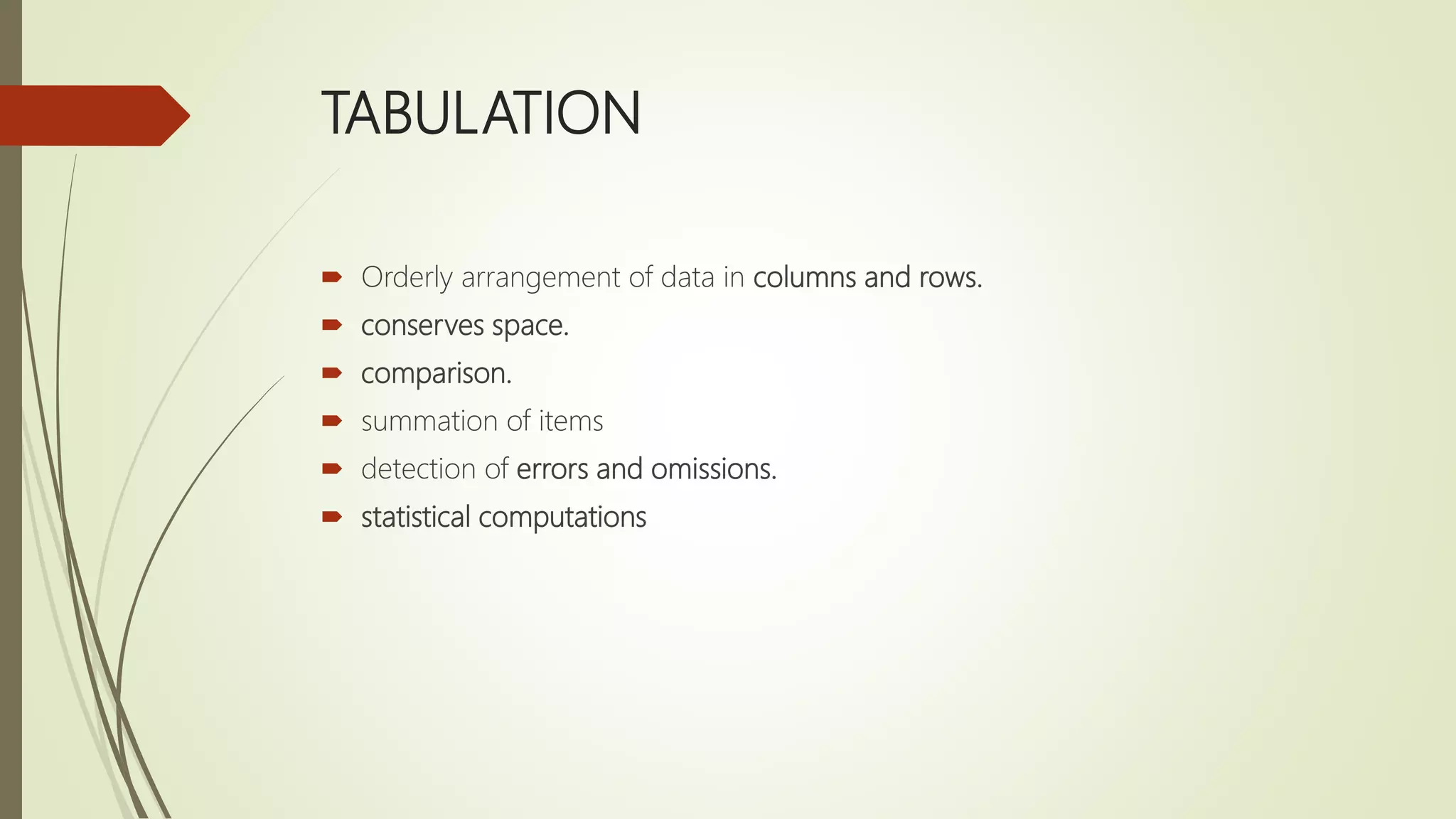 Data Collection Tabulation Processing And Analysis Ppt