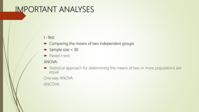 Data Collection Tabulation Processing And Analysis Pptx
