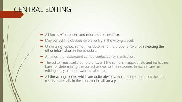 Data Collection Tabulation Processing And Analysis Pptx