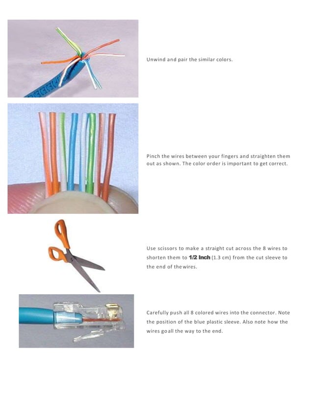 Data Comm | Making Ethernet Cable | PPTX