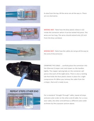 Data Comm | Making Ethernet Cable | PPTX