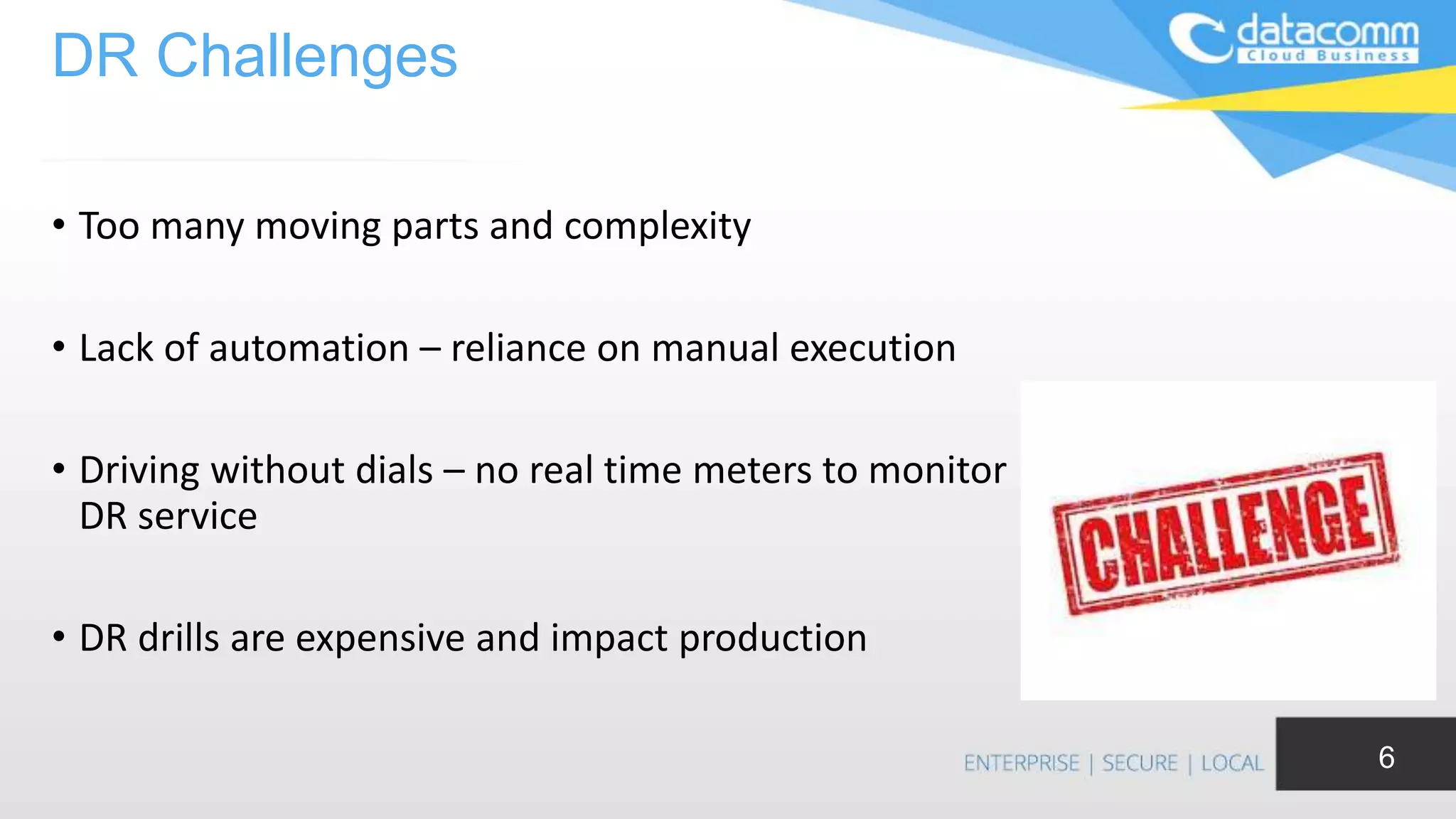 Cloud Based Disaster Recovery (DRaaS) | PPTX