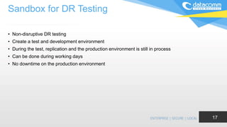 Cloud Based Disaster Recovery (DRaaS) | PPTX