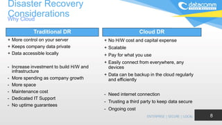 Cloud Based Disaster Recovery (DRaaS) | PPTX
