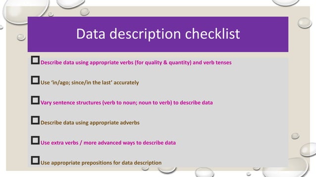 Data commentary | PPTX