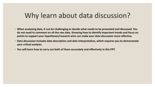 Data commentary | PPTX