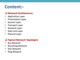 Data comminication network | PPT