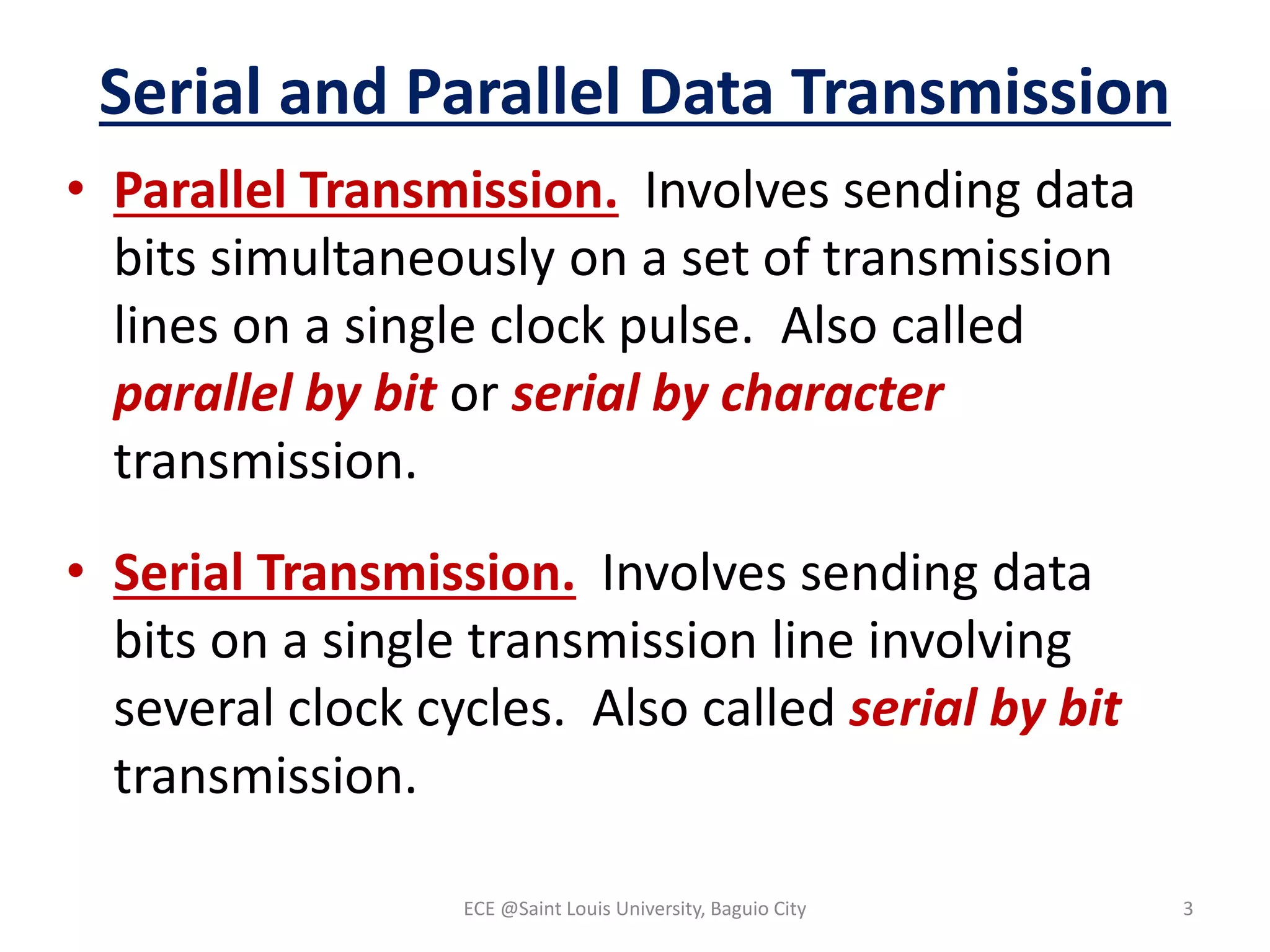Datacom module 3: Data Communications Circuits, Arrangements, and ...