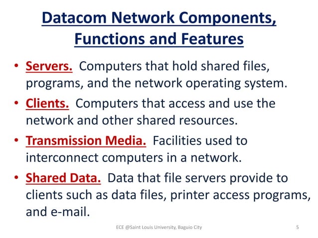 Datacom module 3: Data Communications Circuits, Arrangements, and Networks | PPTX | Computer ...