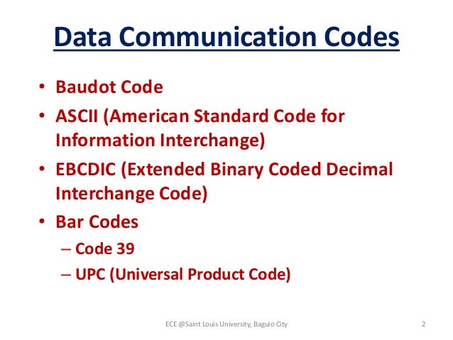 Datacom module 4: Fundamentals of Data Communication