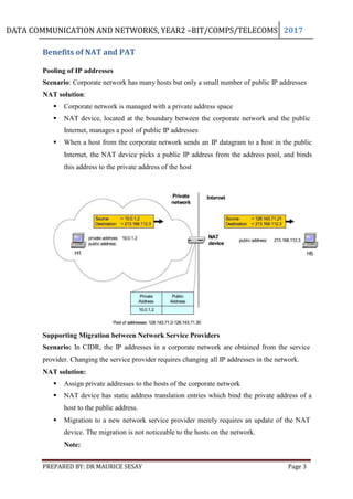 DATA COMMS-NETWORKS YR2 lecture 08 NAT & CLOUD.docx