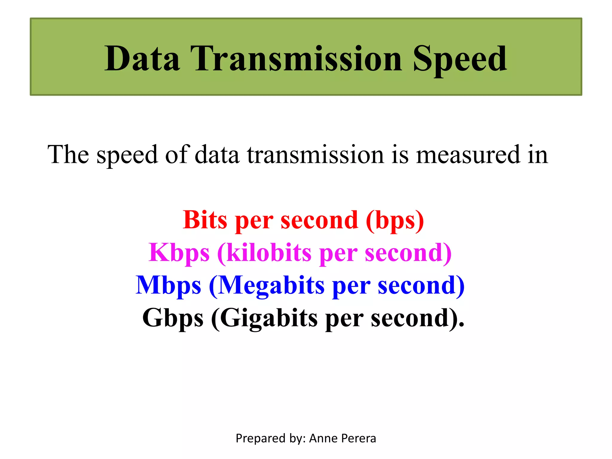 Data communication | PPTX