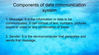 Data communication | PPT