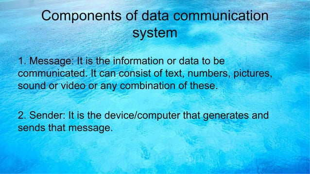 Data communication | PPT