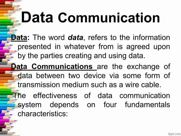 Data communication | PPT