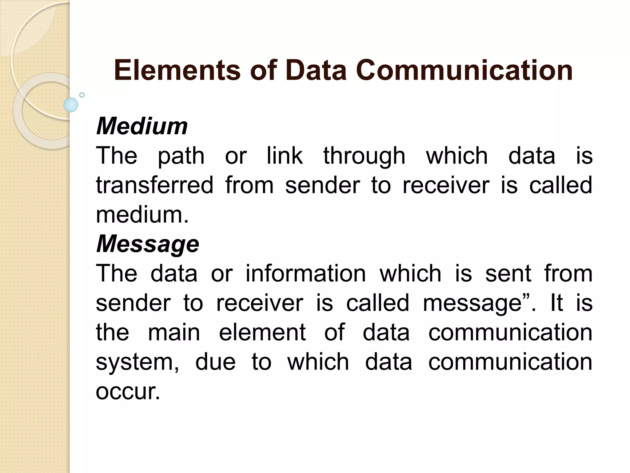 Data communication | PPTX