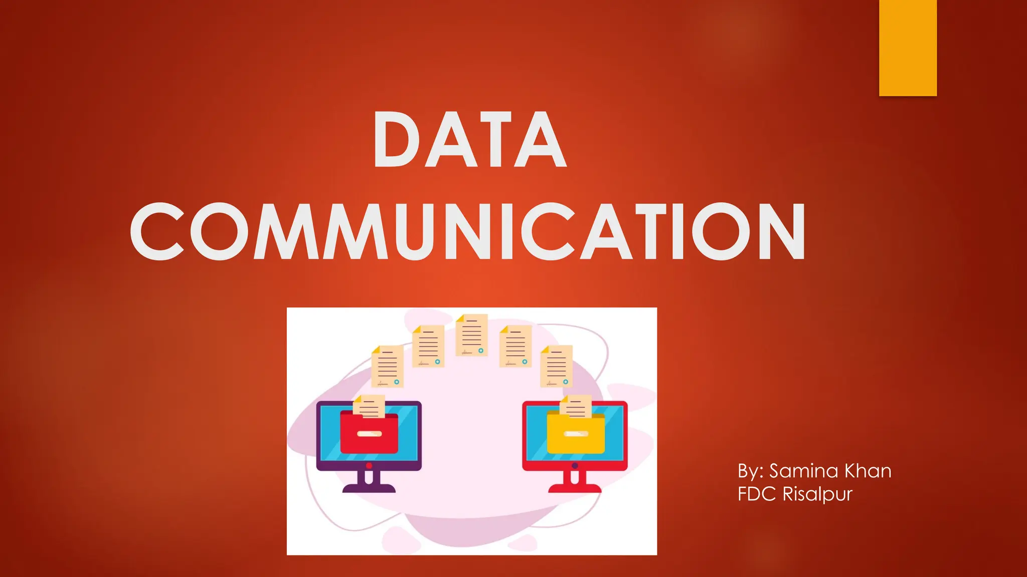 DATA COMMUNICATION components, modes of transmission & communication ...