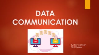 DATA COMMUNICATION components, modes of transmission & communication ...
