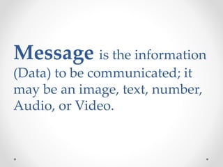 Data communication MIS | PPTX
