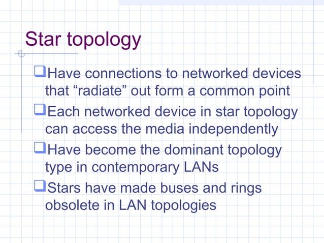 Data communication and computer networks | Network Topologies | PPT
