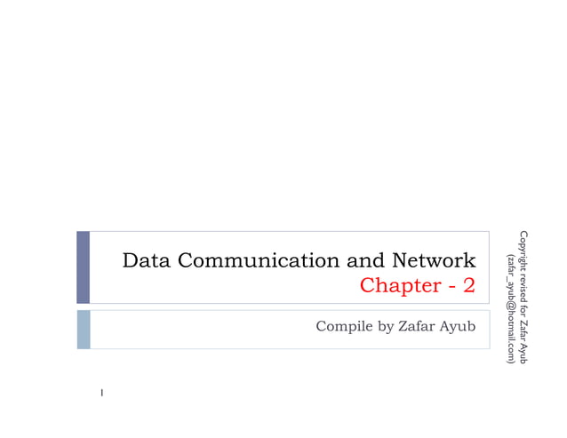 Data communication and network Chapter - 2 | PDF | Computer Networking ...