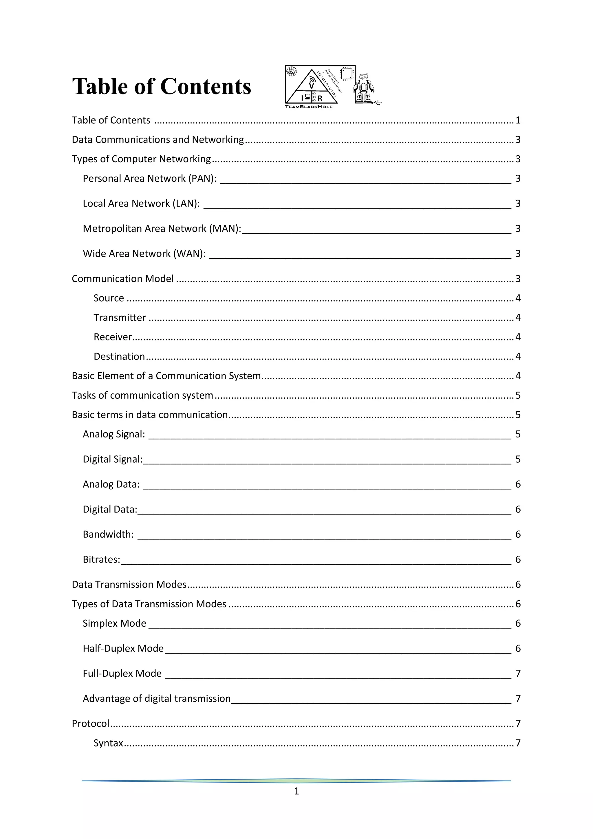 Data Communication & Networking | PDF