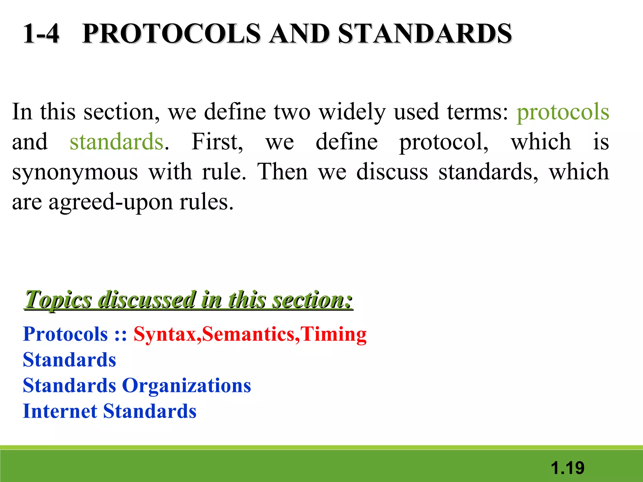 Data communication and networking - introduction | PPT