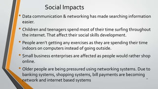 Data communication and networking issues in real life | PPTX