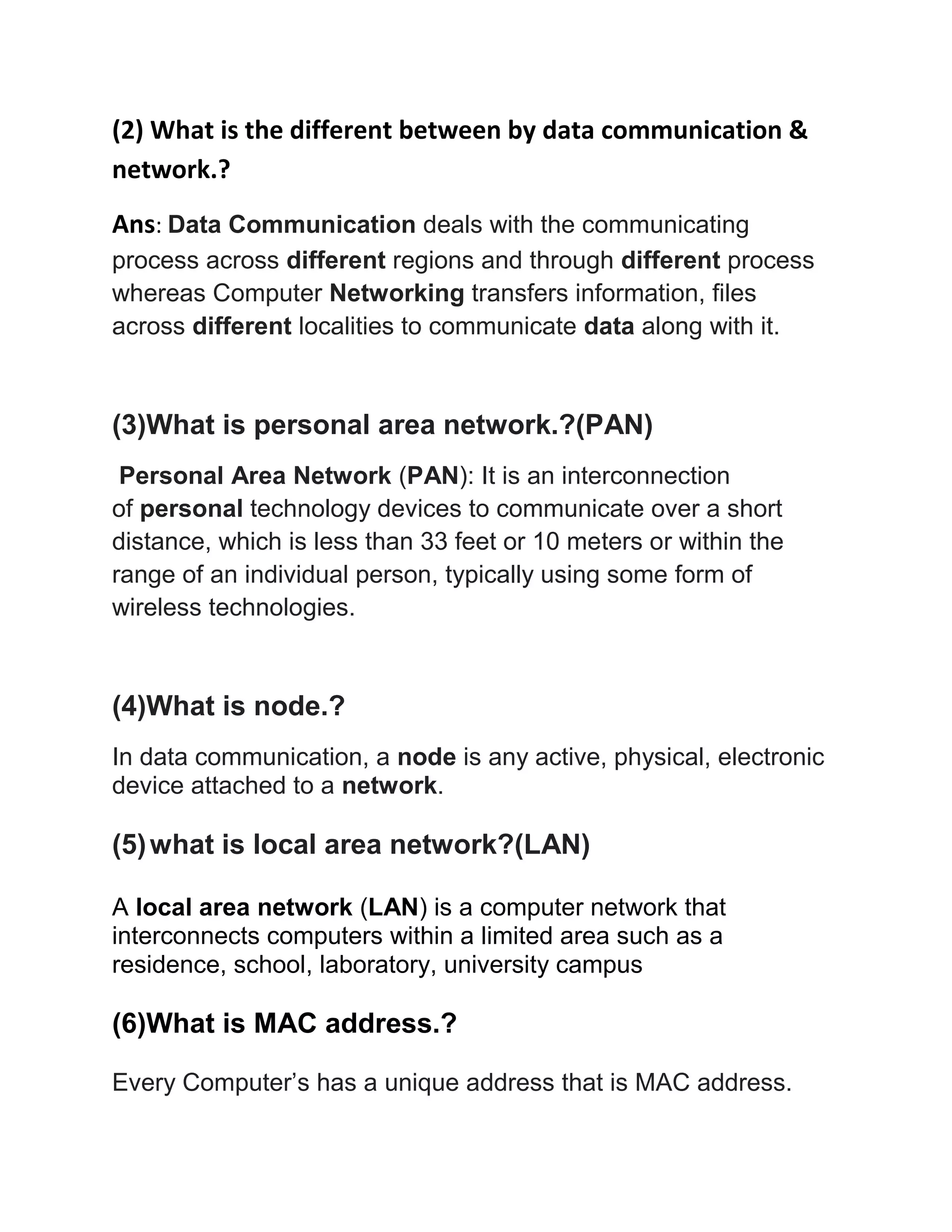 Data communication assignment 1 | PDF