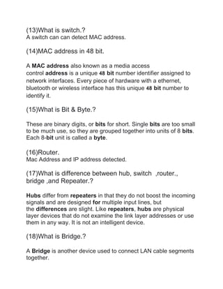 Data communication assignment 1 | PDF