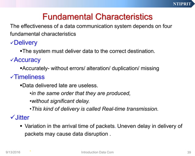 Data communication basics | PPTX