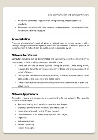 Data Communication & Network | PDF