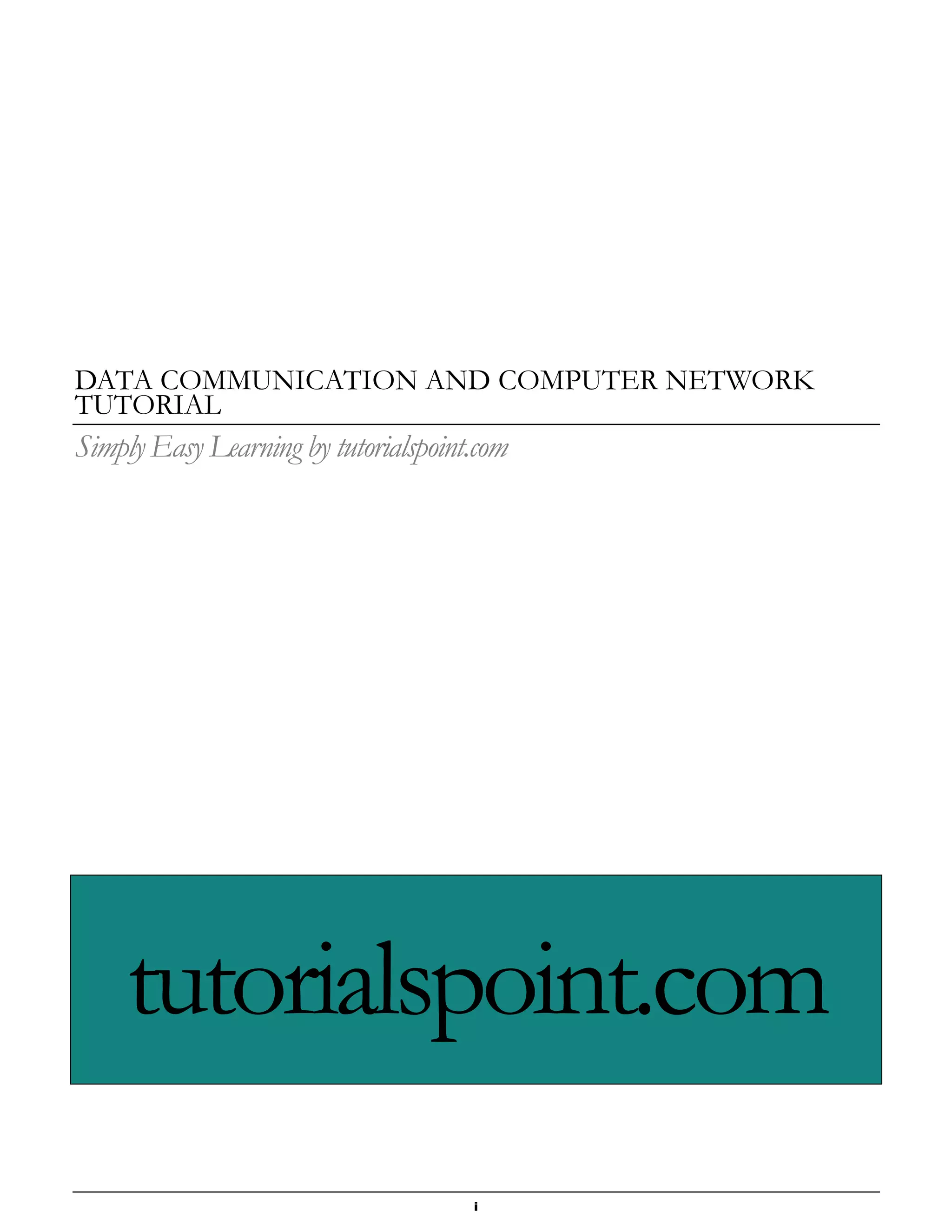 Data communication computer_network_tutorial | PDF