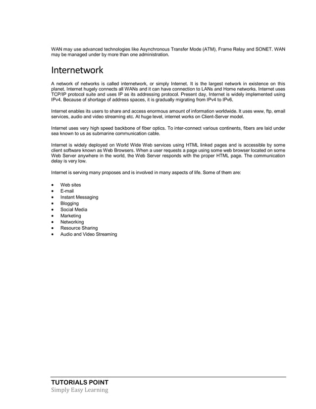 Data communication computer_network_tutorial | PDF