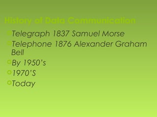 Data communication lecture 01 | PPT