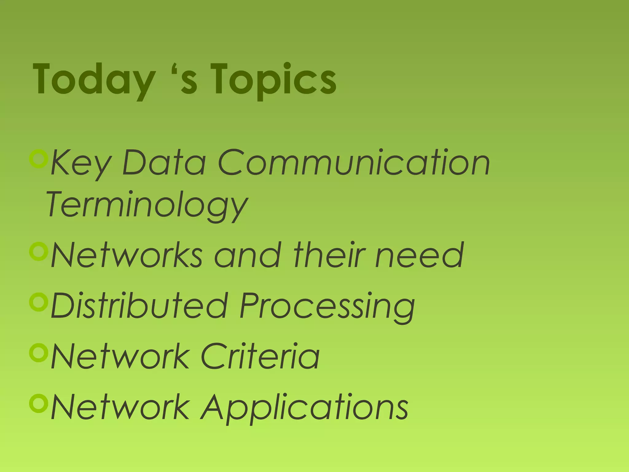 Data communication lecture 02 | PPT