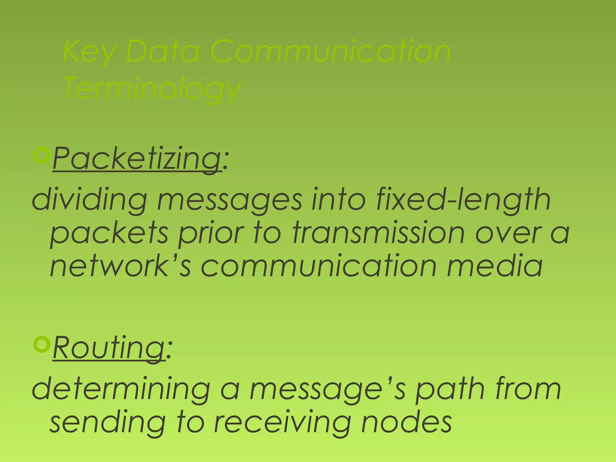 Data communication lecture 02 | PPT