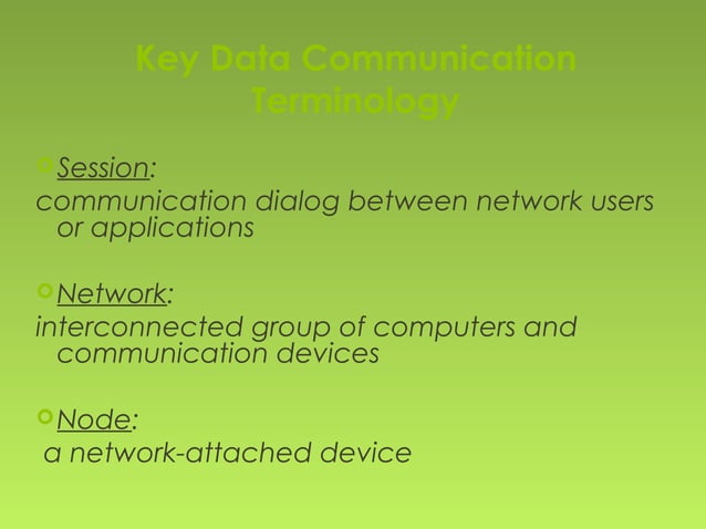 Data communication lecture 02 | PPT